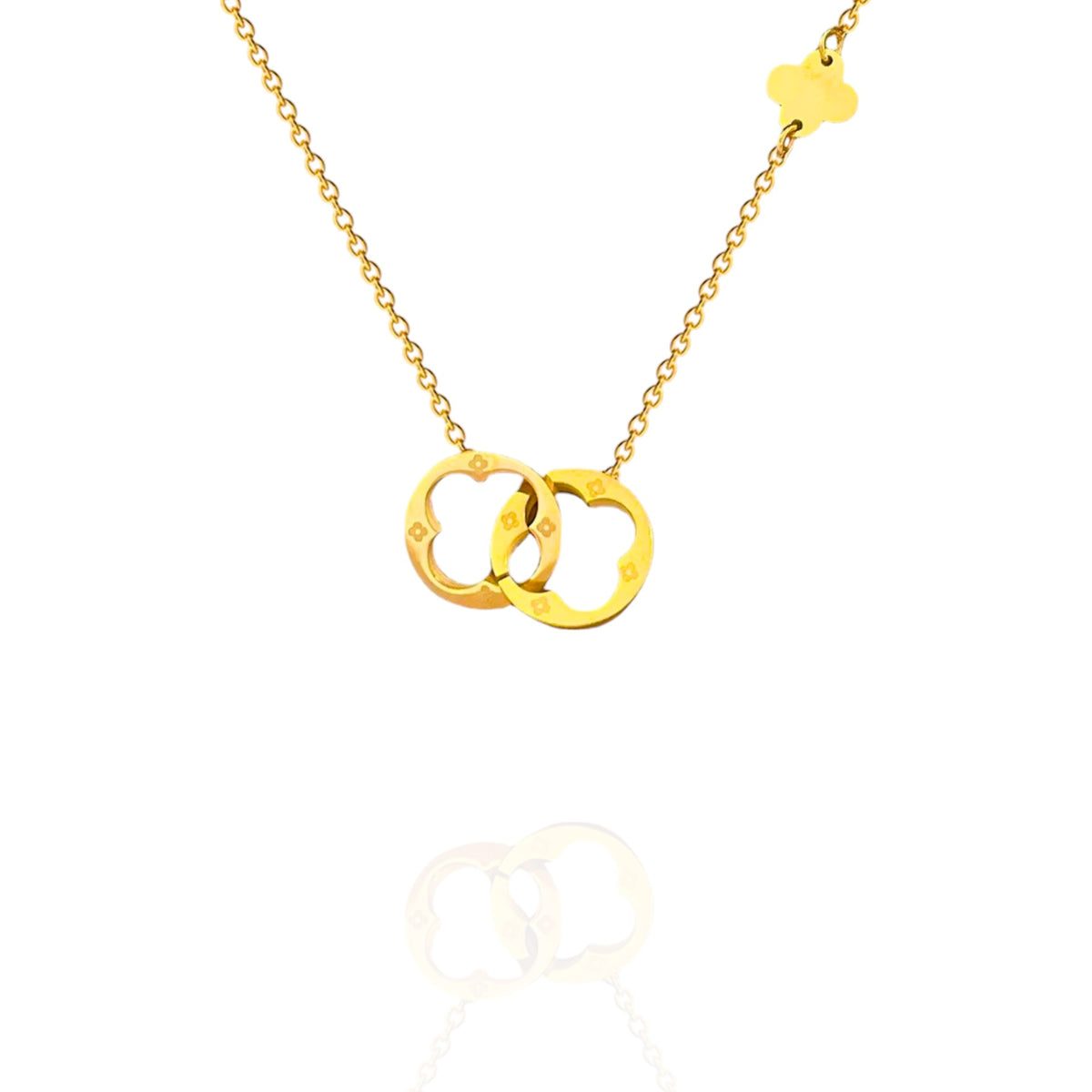 Clara Double Clover Necklace – Divina